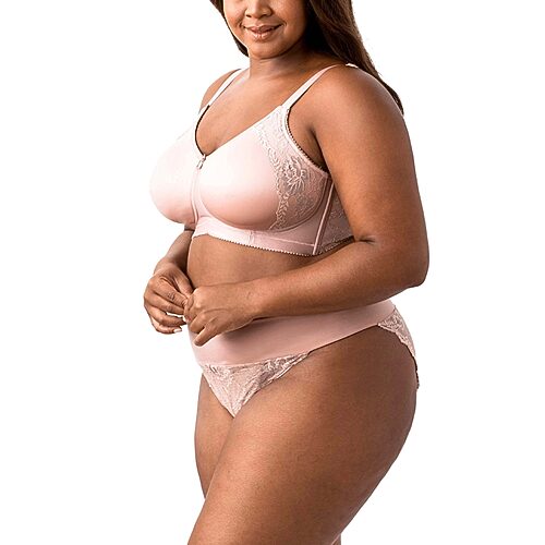 Elila Fancy Smooth Curves Softcup Bra 1903  Ddd  Pink