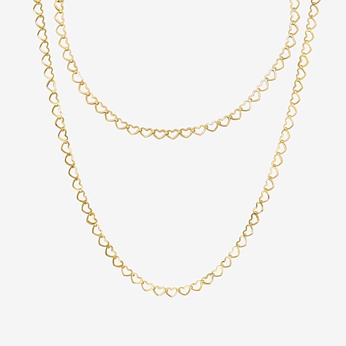 Click here for Womens 10K Gold Heart 2-pc. Jewelry Set  One Size prices