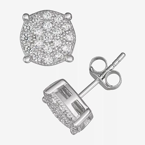 Click here for 1 1/10 CT. Cubic Zirconia Sterling Silver 8.9mm St... prices