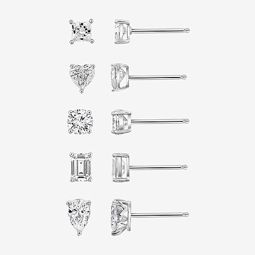 Click here for Diamonart Womens Cubic Zirconia Sterling Silver He... prices