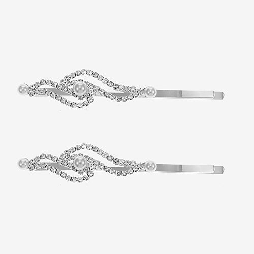Click here for Monet Jewelry Silver Tone 2-pc. Bobby Pin  One Siz... prices