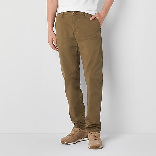 Click here for mutual weave Standard Chino Mens Slim Fit Flat Fro... prices