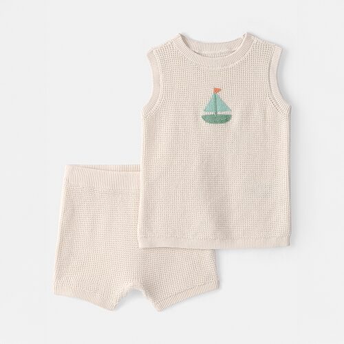 Click here for Baby Boy (NB-12M) Carters(R) Sailboat Crochet Top... prices