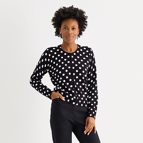 Click here for Liz Claiborne Womens Crew Neck Long Sleeve Button... prices