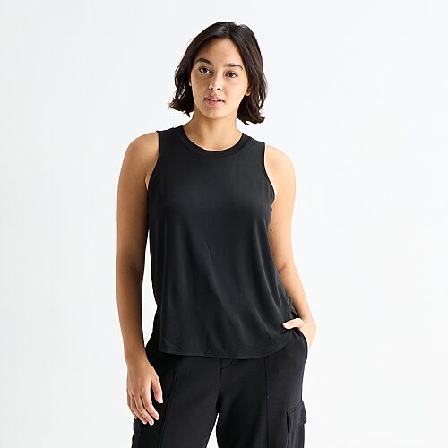Click here for Stylus Womens Crew Neck Sleeveless Tank Top  Small... prices