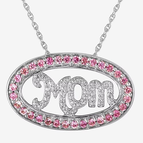 Click here for Lab-Created Pink Sapphire and Diamond-Accent âMo... prices