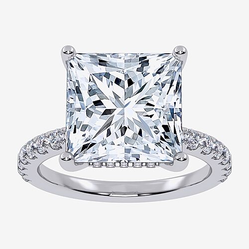 Click here for (G-H / Si1-Si2) Womens 5 1/2 CT. T.W. Lab Grown Wh... prices
