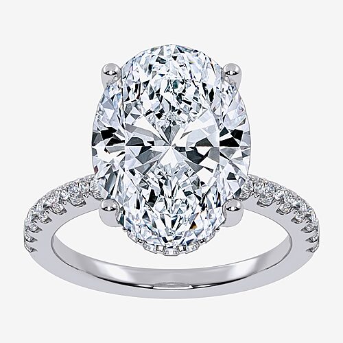 Click here for (G-H / Si1-Si2) Womens 5 1/2 CT. T.W. Lab Grown Wh... prices
