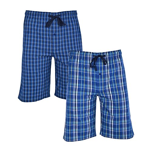 Click here for Hanes Stretch Mens 2-pc. Pajama Shorts  Small  Blu... prices