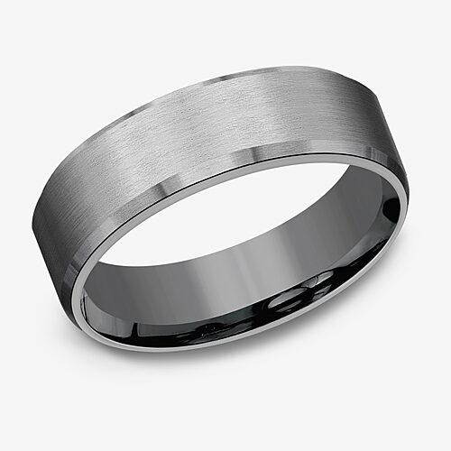 Click here for Mens 7MM Tantalum Wedding Band  10 1/2 prices