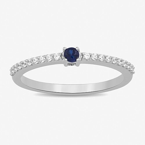Click here for Womens Gemstone Sterling Silver Side Stone Stackab... prices