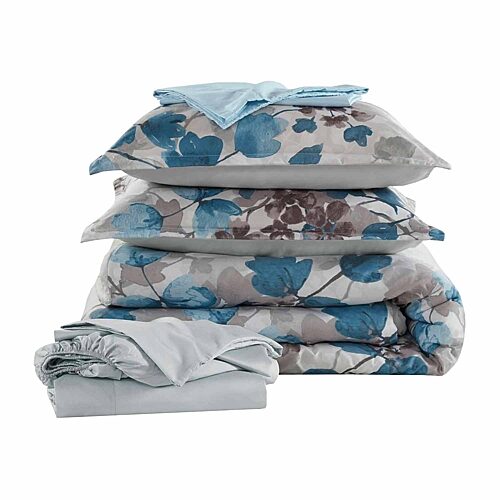 Click here for Madison Park Essentials Alexis Botanical Leaf 9-Pc... prices