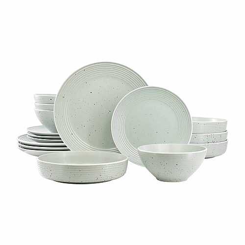 Click here for Elama Emilia 16 Piece Double Bowl Stoneware Dinner... prices