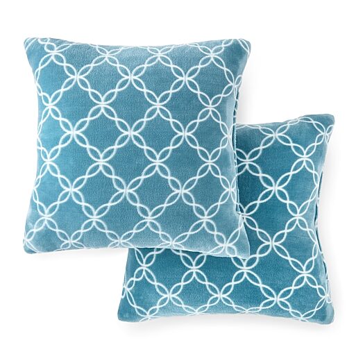 Click here for Home Expressions Velvet Plush 2-pack Square Throw... prices