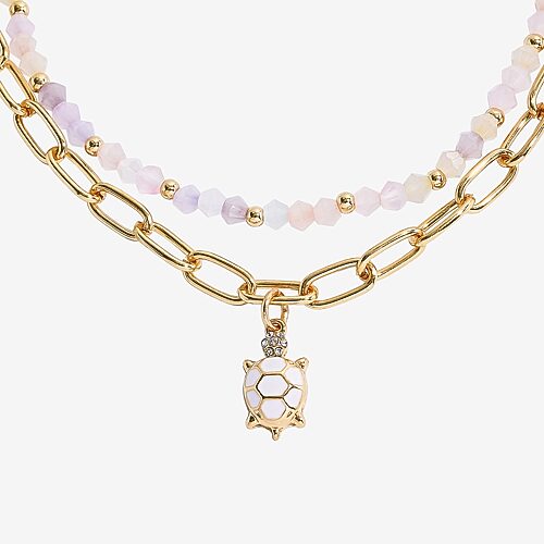Click here for Arizona Gold Tone Tutrle Womens 16 Inch Strand Nec... prices