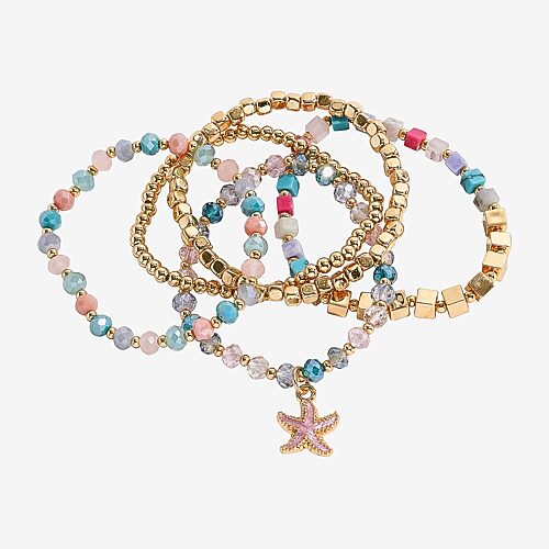 Click here for Arizona Gold Tone Starfish Womens 5-pc. Bracelet S... prices