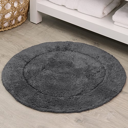 Click here for Home Weavers Inc Waterford Round Bath Rug  One Siz... prices