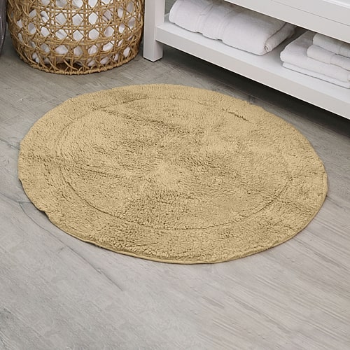 Click here for Home Weavers Inc Waterford Round Bath Rug  One Siz... prices