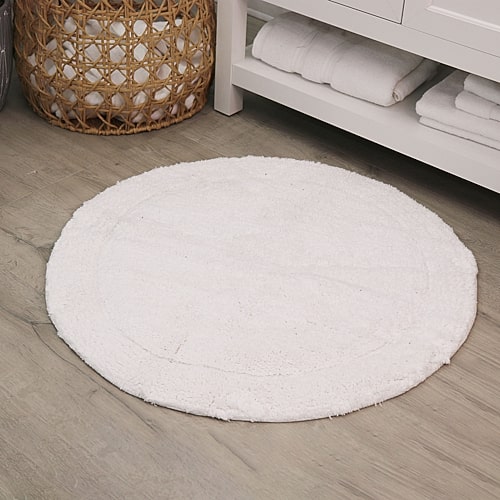 Click here for Home Weavers Inc Waterford Round Bath Rug  One Siz... prices
