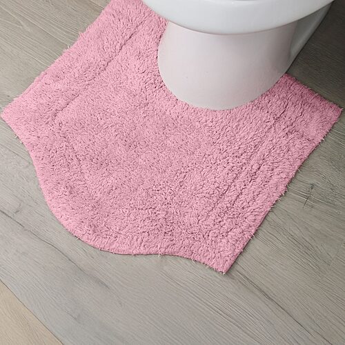 Home Weavers Waterford Contour Bath Rug  20 x 20 - Pink