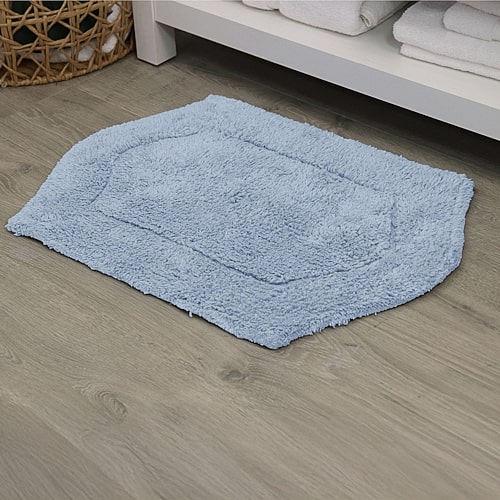 Click here for Home Weavers Waterford Bath Rug  21 x 34 - Blue prices