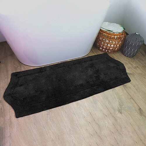 Click here for Home Weavers Waterford Bath Rug  22 x 60 - Black prices