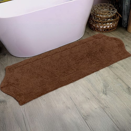 Home Weavers Waterford Bath Rug  22 x 60 - Chocolate