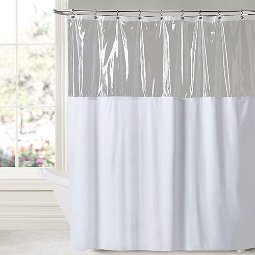 Click here for Sweet Home Collection Shower Curtain  One Size  Wh... prices