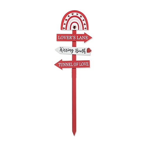Click here for Glitzhome Rainbow Word Valentines Day Yard Art  On... prices