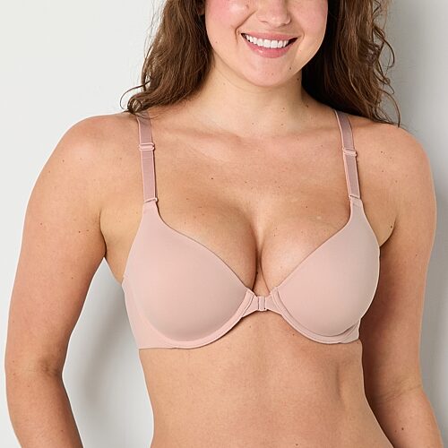 Click here for Ambrielle Everyday Front Close Bra  Dd  Pink prices