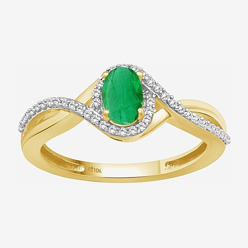 Click here for Womens Gemstone & 1/10 CT. T.W. Natural Diamond 10... prices