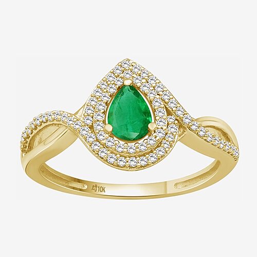 Click here for Womens Gemstone & 1/5 CT. T.W. Natural Diamond 10K... prices