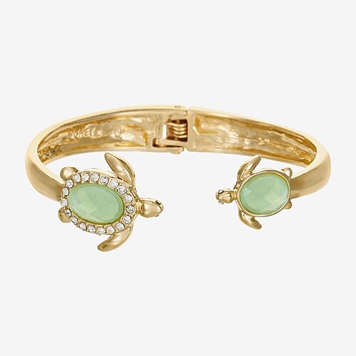 Click here for Monet Jewelry Turtle Womens Green Glass Bangle Bra... prices