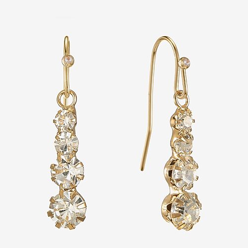 Click here for Monet Jewelry Womens Glass Round Drop Earrings  On... prices