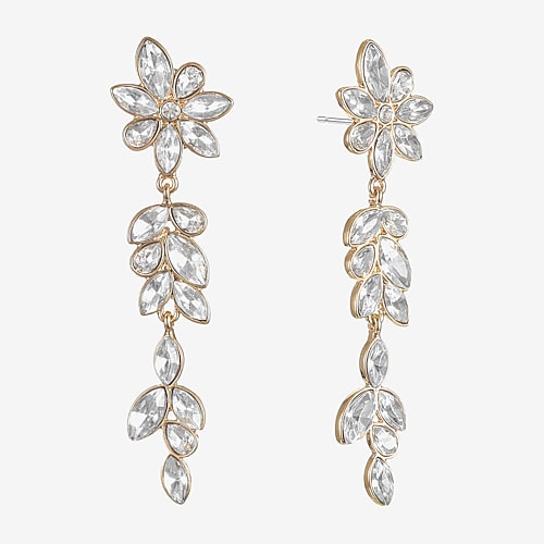 Click here for Monet Jewelry Womens Glass Marquise Hypoallergenic... prices
