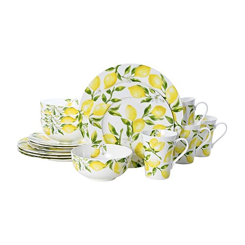 Click here for Mikasa Lemons 16-pc. Bone China Dinnerware Set  On... prices