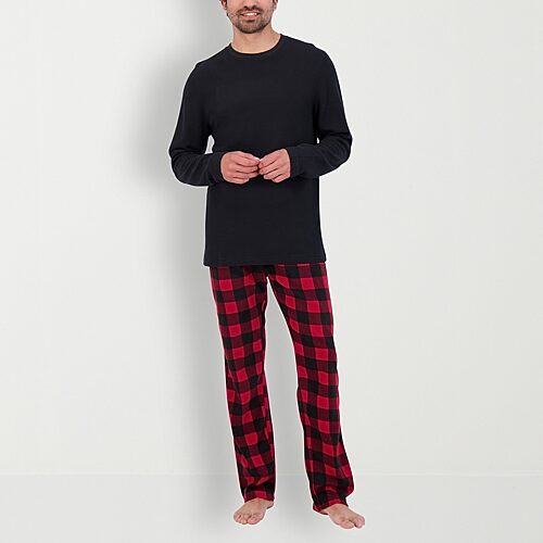 Click here for Hanes Mens Fleece Crew Neck Long Sleeve 2-pc. Paja... prices