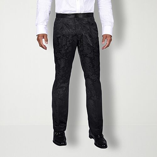 Click here for Steve Harvey Mens Classic Fit Floral Pleated Front... prices