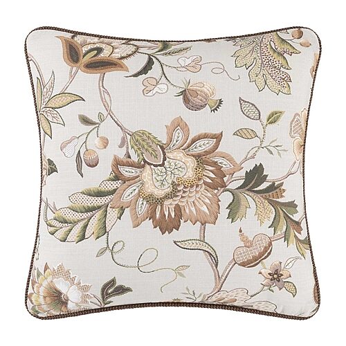 Click here for Rose Tree Esmeralda Square Throw Pillow  One Size... prices