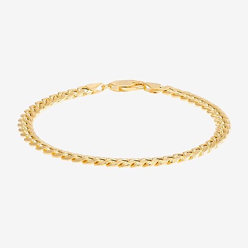 Click here for Mens 14K Gold 8 Inch Semisolid Cuban Circle Chain... prices