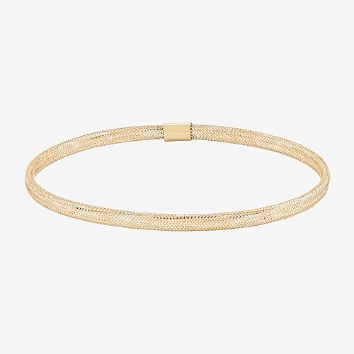 Click here for Made in Italy Womens 10K Gold Stretch Bracelet  On... prices