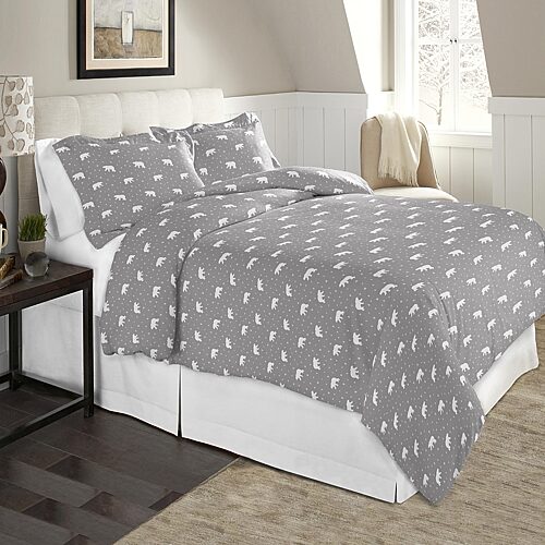 Click here for Pointehaven Polar Bear Superior Weight Cotton Flan... prices