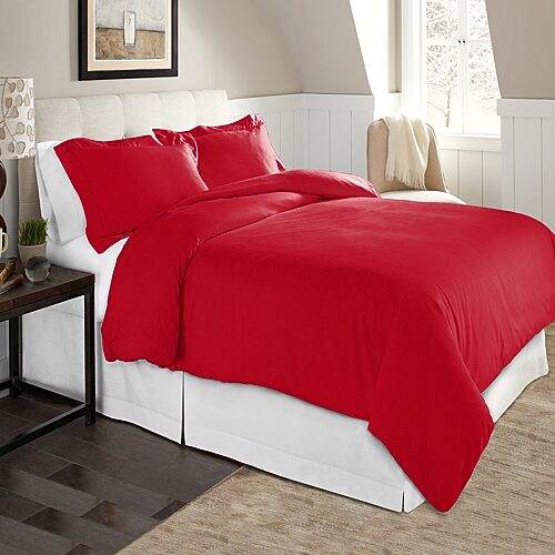 Click here for Pointehaven Printed Or Solid Cotton Duvet Cover Se... prices