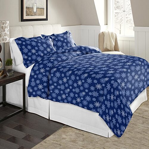 Click here for Pointehaven Printed Or Solid Cotton Duvet Cover Se... prices