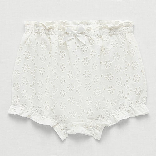 Click here for Okie Dokie Eyelet Baby Girls Pull-On Short  Newbor... prices