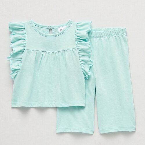 Click here for Okie Dokie Baby Girls 2-pc. Pant Set  Newborn  Blu... prices