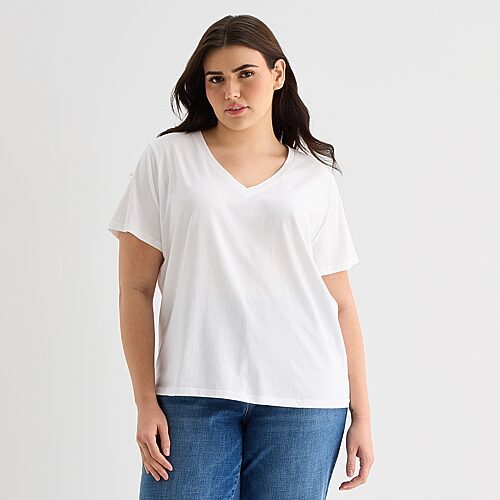 Click here for A.N.A Womens Plus V Neck Short Sleeve T-Shirt  2x... prices