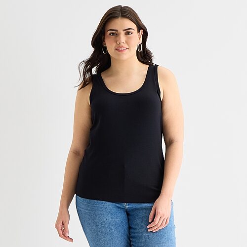 Click here for A.N.A Womens Plus U Neck Sleeveless Tank Top  4x... prices