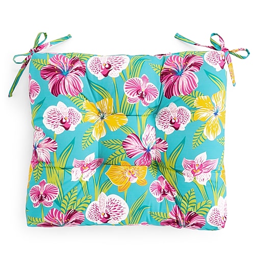 Click here for Outdoor Oasis Orchid Print Patio Seat Cushion  One... prices
