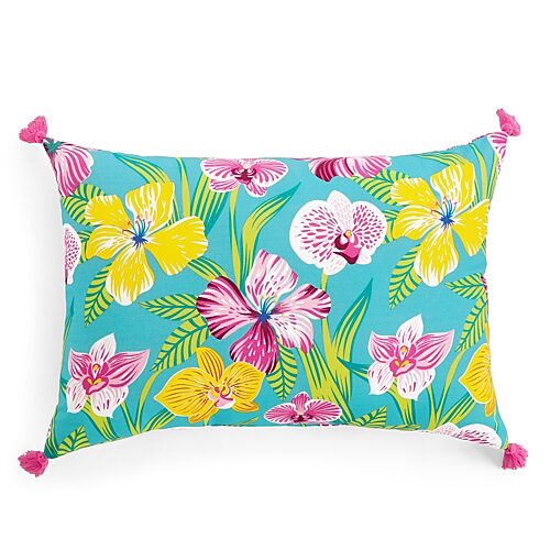 Click here for Outdoor Oasis 14X 20 Orchid Print Lumbar Pillow  O... prices